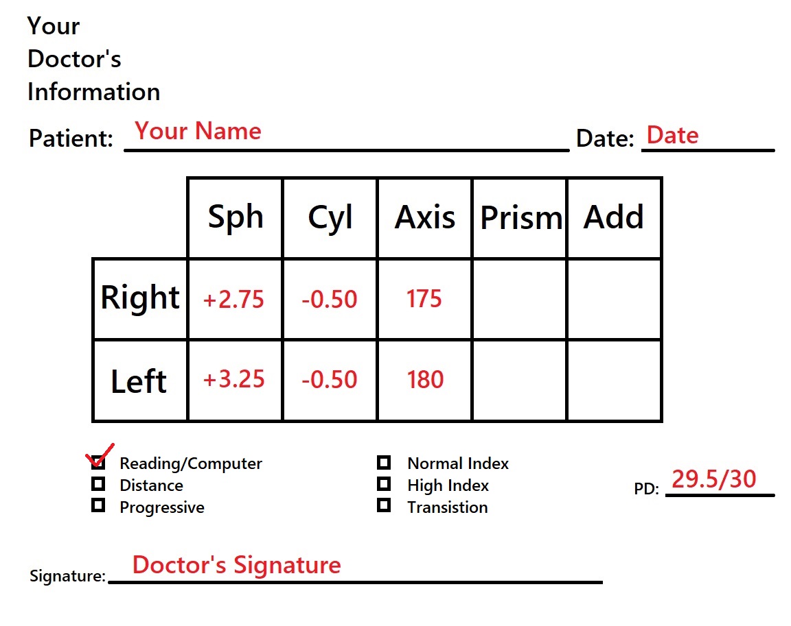 How To Determine The Strength Of Reading Glasses You Need Contacts Advice